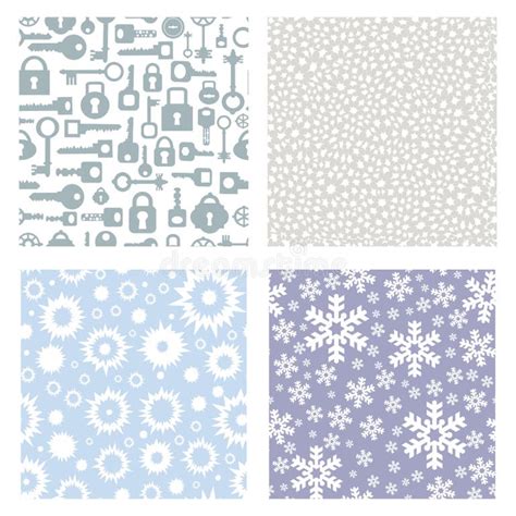 Geometric Pattern Seamless Tile Pastel Cut File Vector Seamless Set Stock Illustration