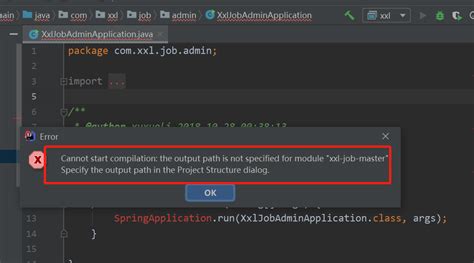 Intellij Idea Runtime Error The Output Path Is Not Specified For Module Programmer Sought