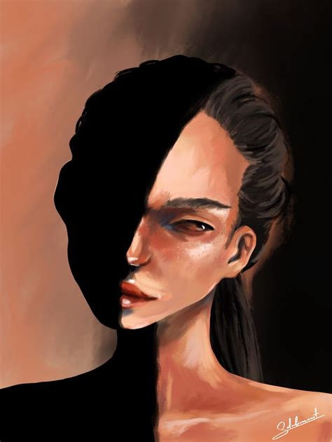 Портрет девушки Портрет Цифровой рисунок Рисунки
