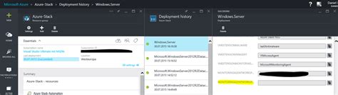 Azure Azure Stack Iaas Vm Arm Mma And Operational Insights Template Integration Daniels