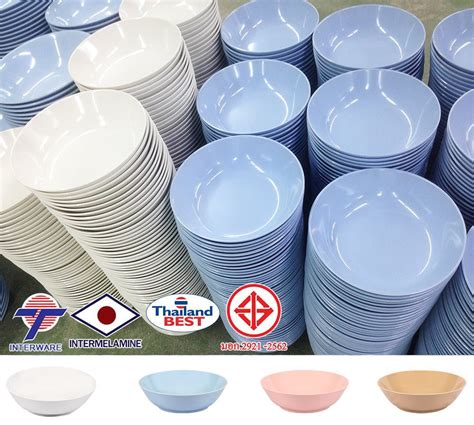 Inter 🥣ชามแกง 7 5นิ้ว ⚪️🔵🔴🟤 เมลามีนแท้💯 ‼️จาก🏭โรงงานผลิต📦🚛 Made In Thailand🇹🇭 มาตรฐาน มอก 2921