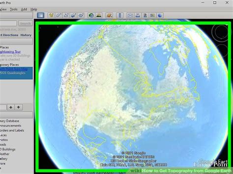 How To Get Topography From Google Earth Exporting Maps