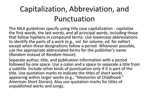 PPT MLA Format PowerPoint Presentation Free Download ID 2112000