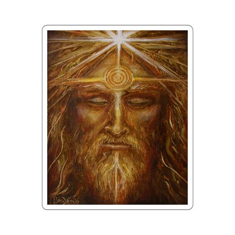 Sticker I Am Gnostic Christ Painting Etsy