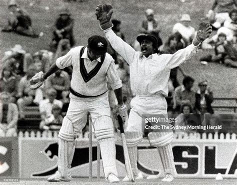 Australias Bobby Simpson Is Out For Lbw To Erapalli Prasanna When 33