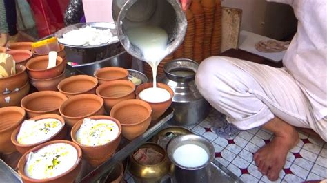 Pot Lassi Temple Street Varanasi Clay Pot Benaras Kashi
