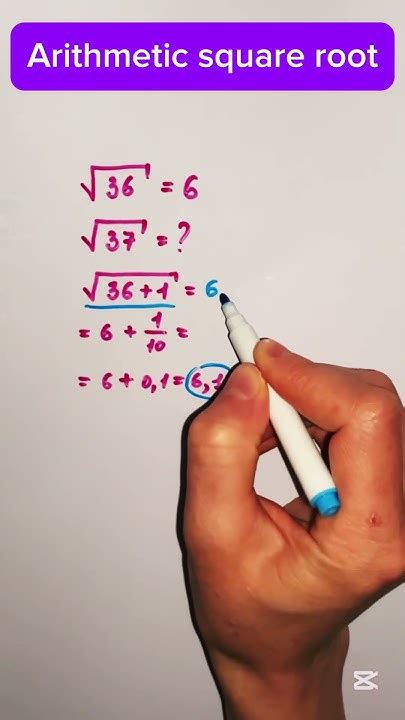 Solve Arithmetic Square Root In 5 Secondsfast And Easynewyork Maths