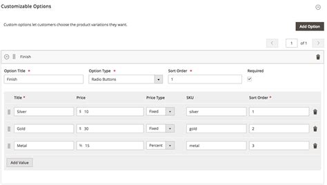 Magento 2 Product Custom Options Templates User Guide Mageworx