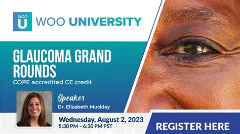 Free Glaucoma Ce Events Woo University