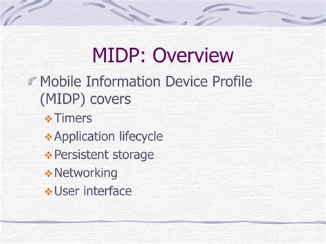 Ppt Java 2 Platform Micro Edition J2me Powerpoint Presentation Free Download Id3741466