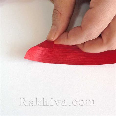 Сърце от панделка хартия Идея за подарък от нищо нещо как се прави