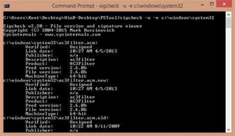 how to find unsigned executable files in a particular folder on windows nextofwindows
