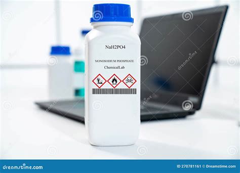 Nah2po4 Monosodium Phosphate Cas Chemical Substance In White Plastic