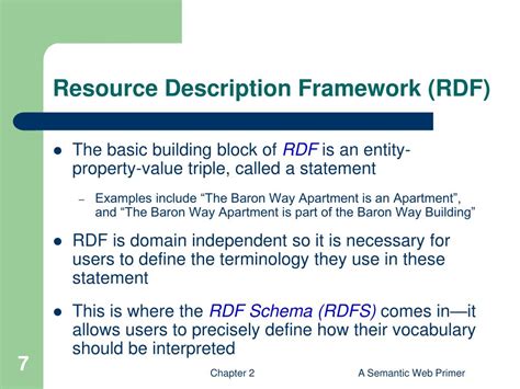 Ppt Chapter 2 Describing Web Resources Rdf Powerpoint Presentation