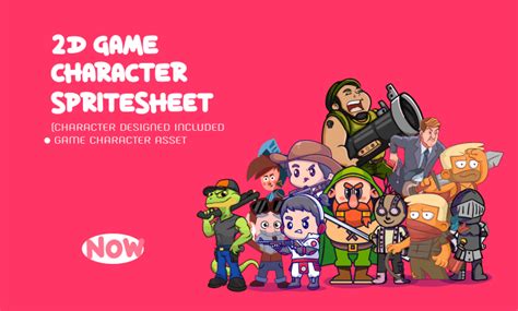 Create 2d Game Character For Your Indie Game By Dgazdesign Fiverr