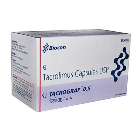 Tacrolimus 5mg Capsule At ₹ 400 Stripe Tacrolimus Capsule In Nagpur