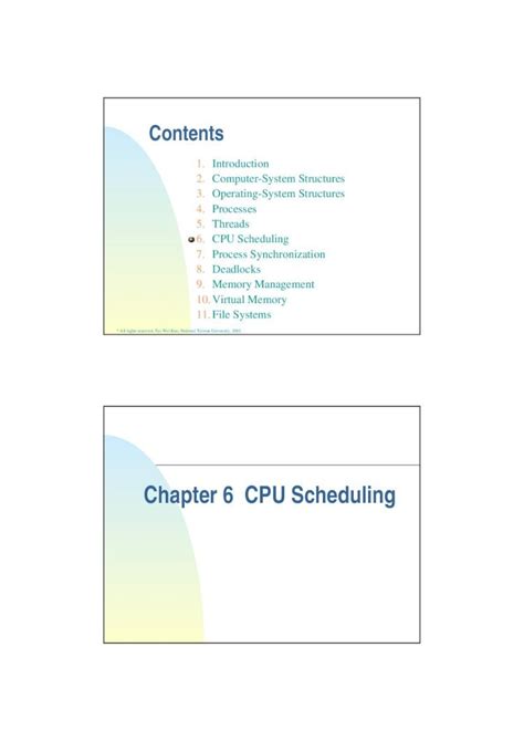 Pdf Chapter 6 Cpu Schedulingd92005osuos Ch6pdf · Load Sharing