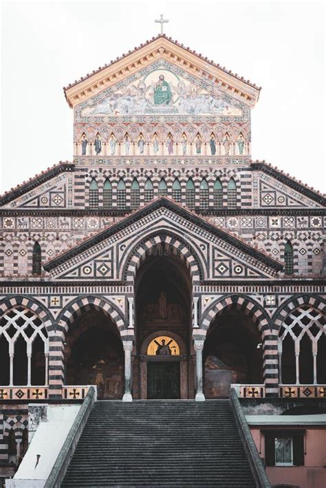 Duomo Di Amalfi Cathedral Architecture In Amalfi Campania Italy