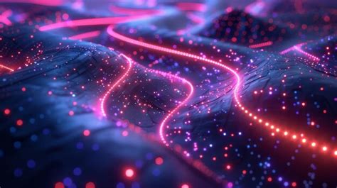 Premium Photo 3d Glowing Pathways Forming Intricate Networks