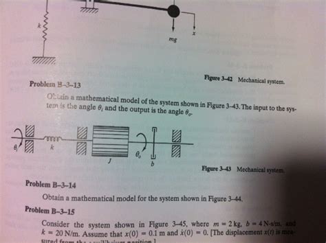 obtain a mathematical model of the system shown in