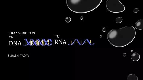 Transcription Of Dna To Rna Using Python Programming Ppt