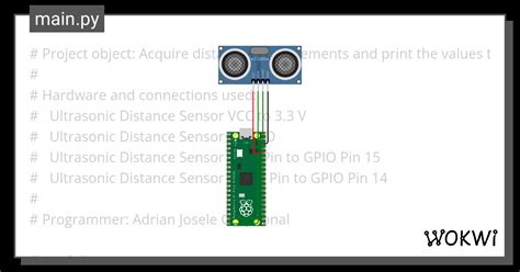 Distance Sensor Wokwi Esp32 Stm32 Arduino Simulator
