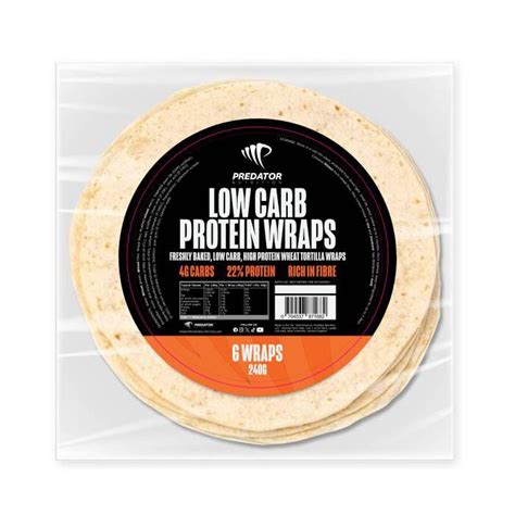 Buy Low Carb High Protein Tortilla Wraps Macro Friendly Tortilla Wraps By Predator Nutrition