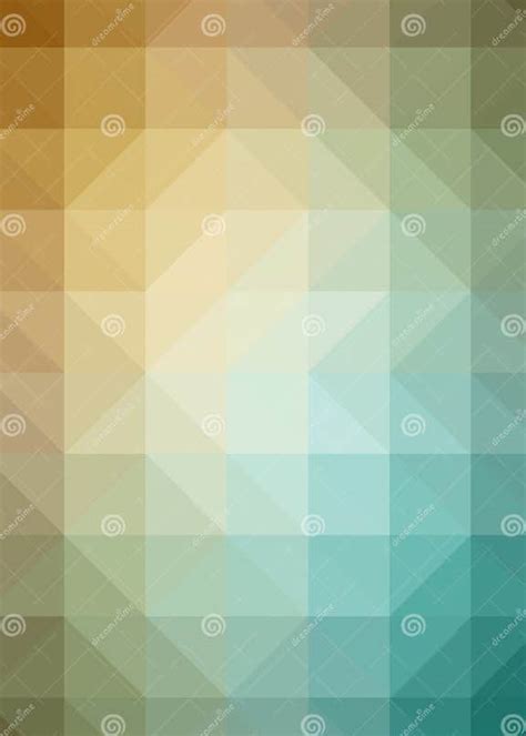 Abstract Trianglify Gradient Generative Art Background Illustration