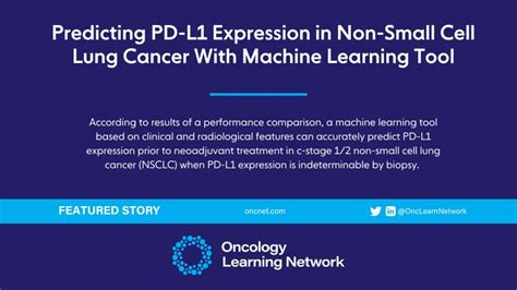 Oncology Learning Network On Linkedin Predicting Pd L1 Expression In