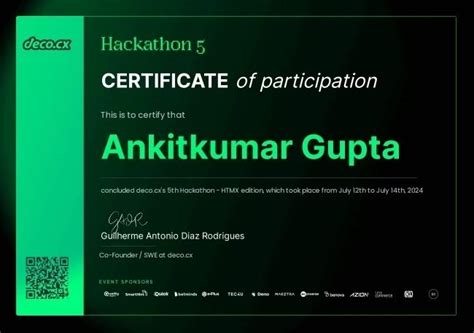 Hackathon Htmx Webdevelopment Continuouslearning Decocx Codingjourny Ankitkumar Gupta