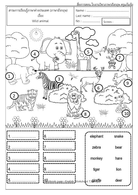 แบ่งปันใบงาน ทบทวนคำศัพท์ English Worksheet T Kamyui Facebook