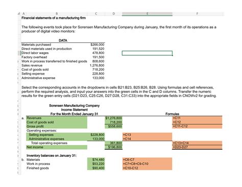 Problem Set MA Excel ACC Studocu