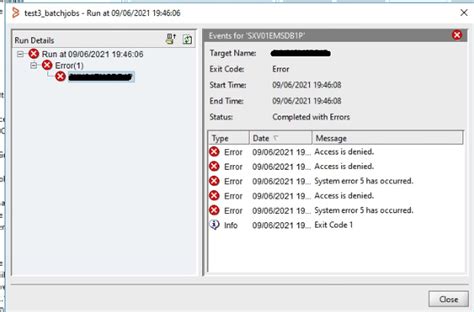 Truesight Server Automation Tssa Error Startingstopping Windows