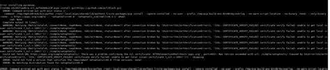 Ssl Error Unable To Install Any Module Issue Pypa Pipx Github