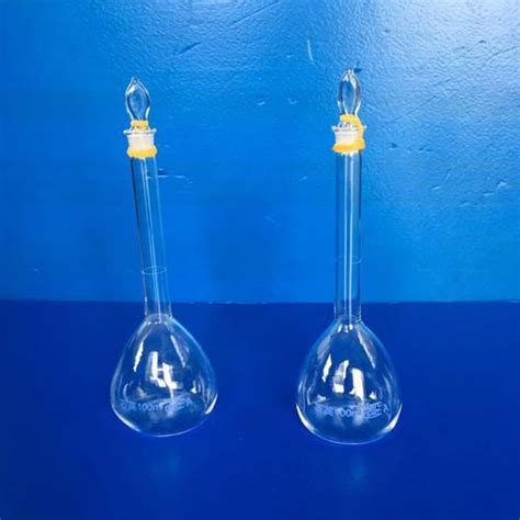 Quartz Cylindrical Volumetric Flask With Stopper 5ml To 2000ml Micqstore