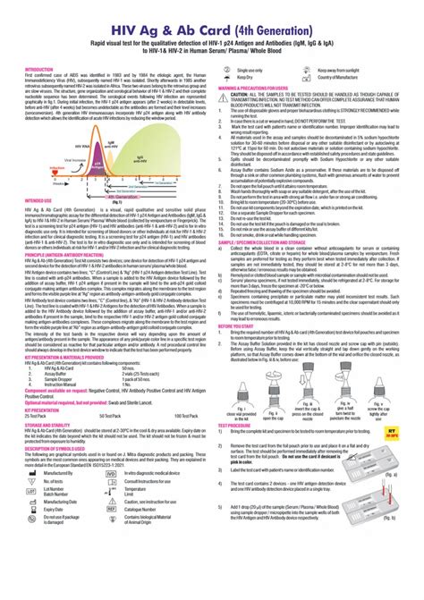 Hiv Antigen And Antibody Rapid Test Kit At ₹ 815piece Corona Rapid