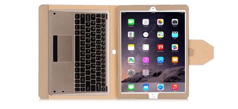 Gold Leather Keyboard Case For IPad Pro 30 89 OFF