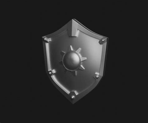 Artstation Shield 3d Model Resources
