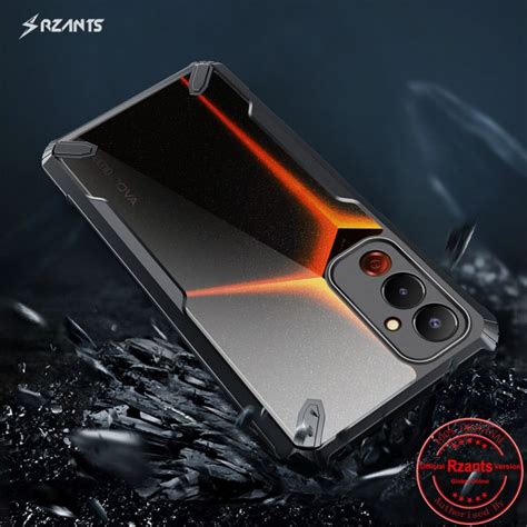 Rzants For Tecno Pova Full Clear Case Crystal Cover Ultra Slim Thin Casing Camera Protection