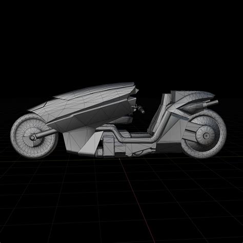 Akira Motorbike 3d Model By Hikkijack