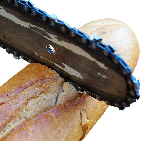 Download Chainsaw Cutting Bread