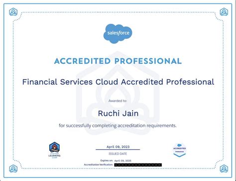 Ruchi Jain On Linkedin Fsccertified Accredited Accreditation Salesforceindustries