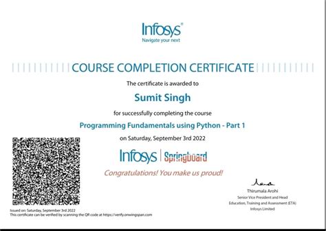 Sumit Singh On Linkedin Infosys Python