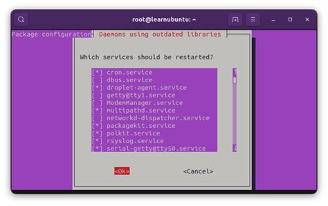 Pending Kernel Upgrade Error In Ubuntu Server