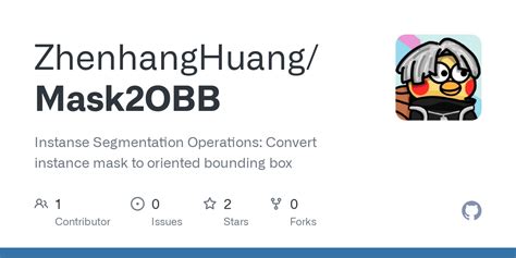 Github Zhenhanghuangmask2obb Instanse Segmentation Operations Convert Instance Mask To