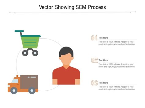 Vector Showing SCM Process Ppt PowerPoint Presentation Icon Backgrounds PDF PowerPoint Templates