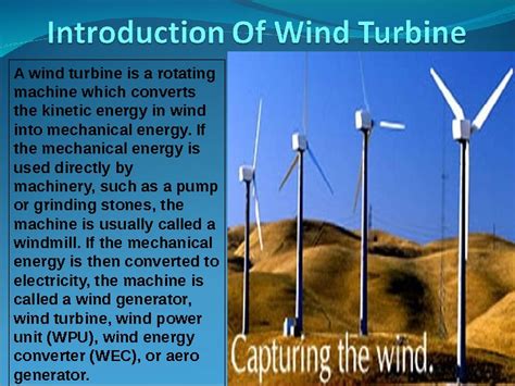 Презентация Wind Turbine Power Plant Presentation