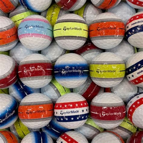 Colored Golf Balls High Visibility Matte Pink Yellow