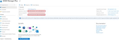 configure rest api m365 security plus