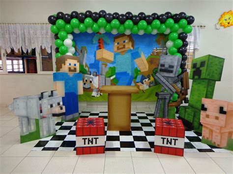День рождения в стиле майнкрафт 93 фото